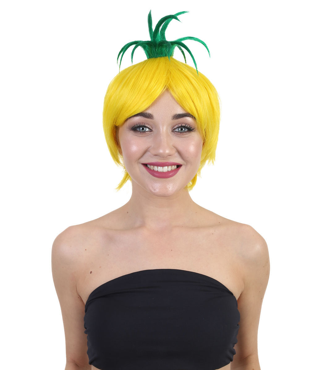 Fruit Pixie Wigs: Pineapple, Strawberry, Grape, Melon | Nunique