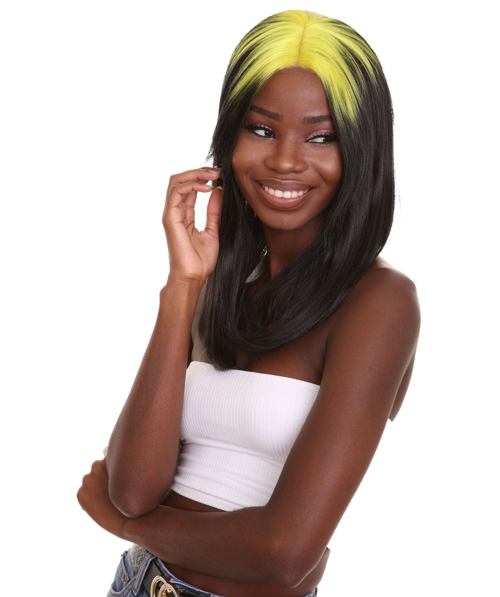 Women's 26" Lace Front Heat Resistant Iconic Singer Wig